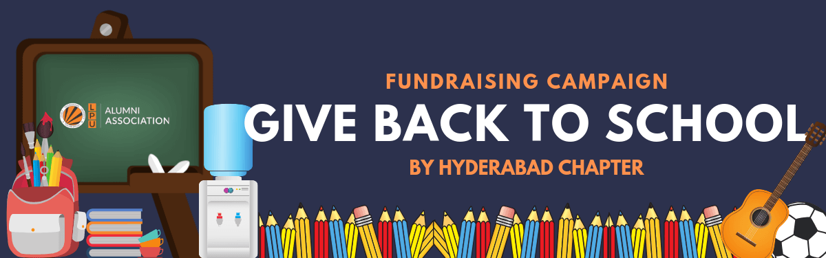 "Give Back to School" Campaign by Hyderabad Chapter - Lovely ...
