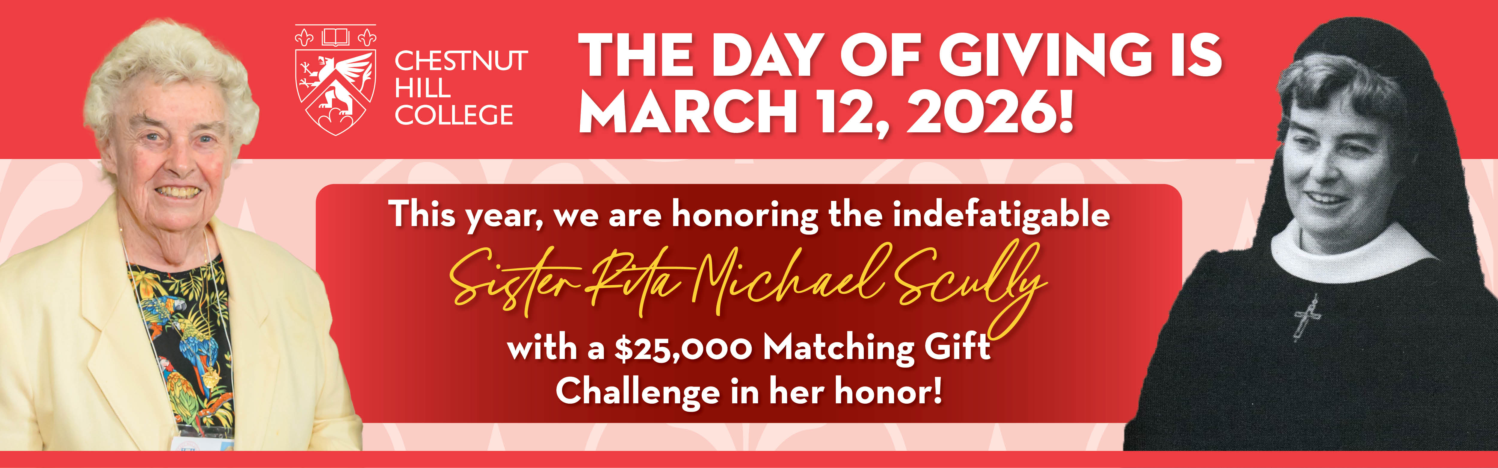 Day of Giving Challenge 2026 - Chestnut Hill College Alumni Association